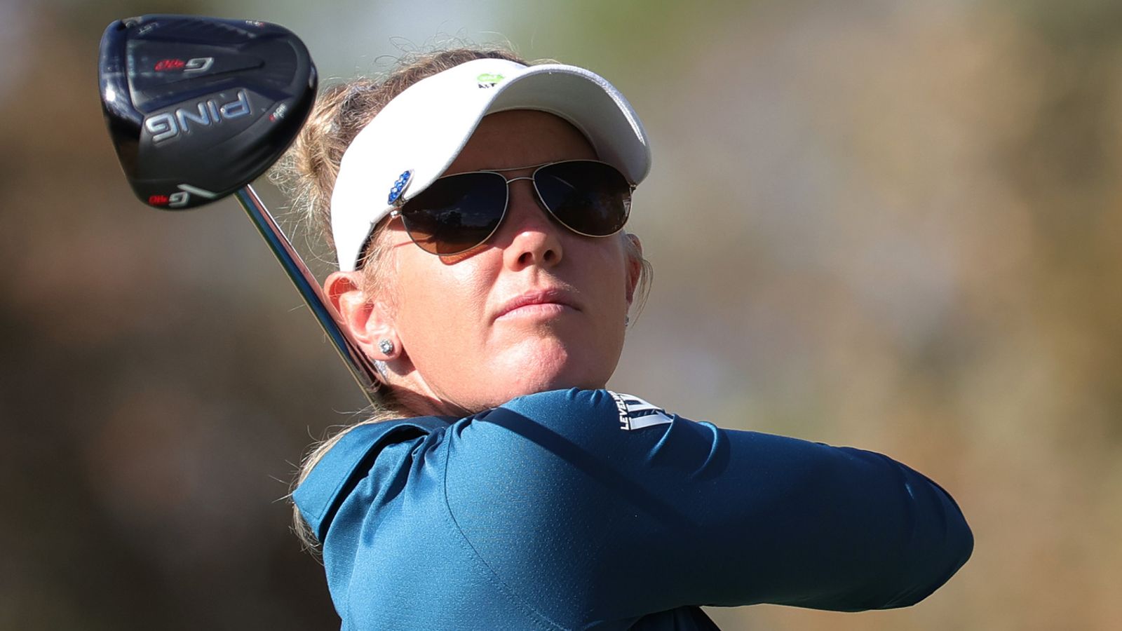 US Women's Open: Amy Olson leads after hole-in-one, Charley Hull only ...