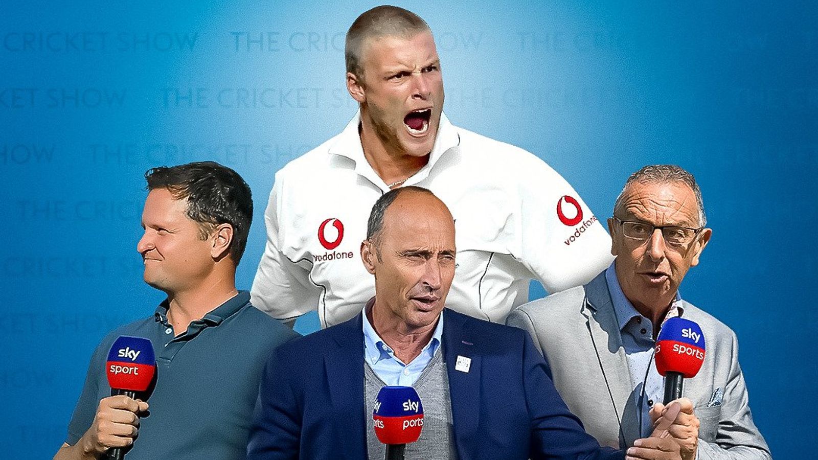 Andrew Flintoff and Bumble the special guests on Thursday's The Hussain ...