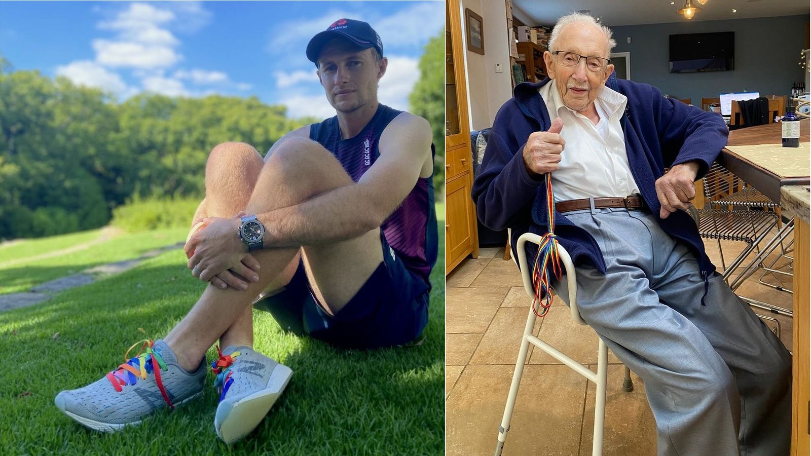 Rainbow Laces Day: Joe Root, Captain Tom Moore, Ian Wright and Team GB ...