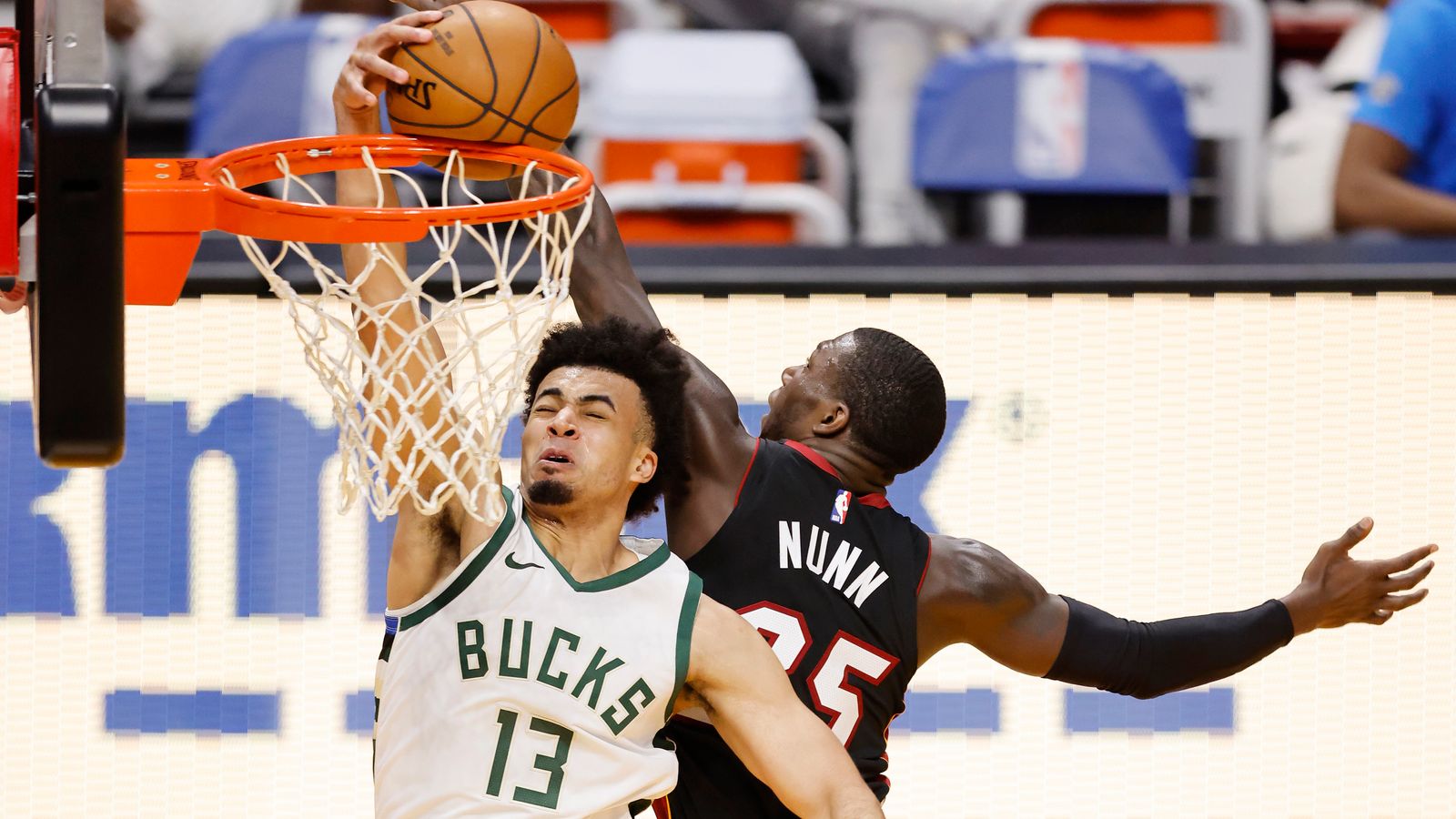 Milwaukee Bucks 144-97 Miami Heat: Khris Middleton leads Bucks to NBA ...