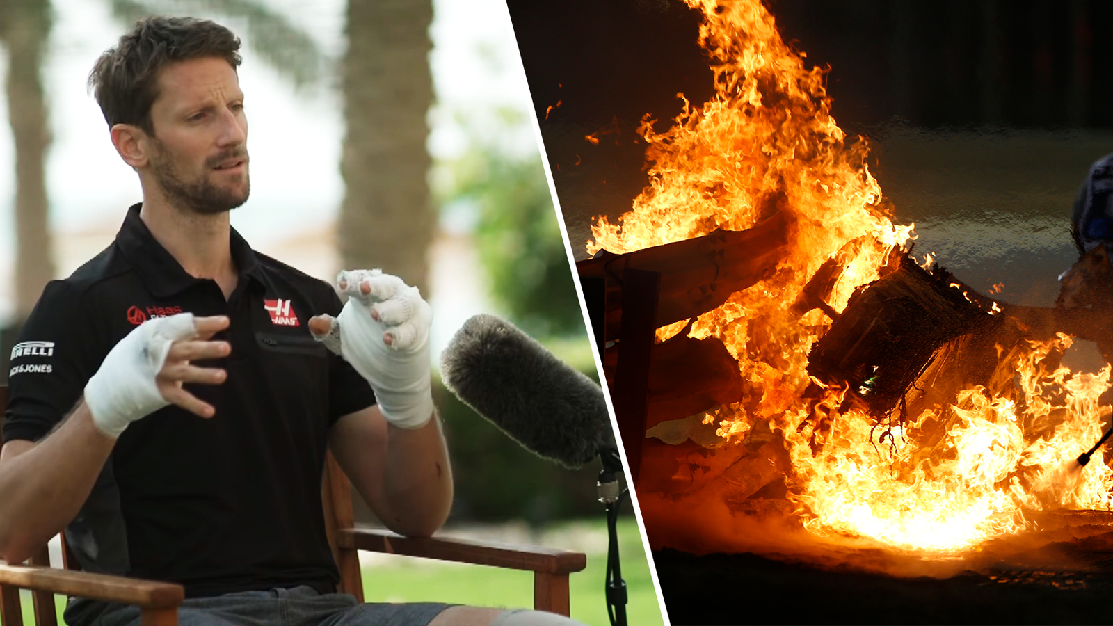 Romain Grosjean exclusive: Haas driver was 'at peace' with death as he ...