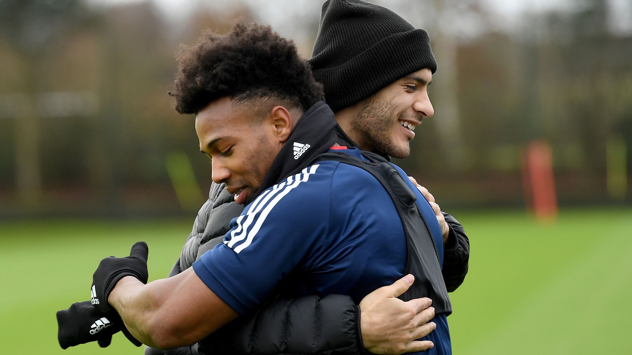 Raul Jimenez visits Wolves training ground for first time since head ...