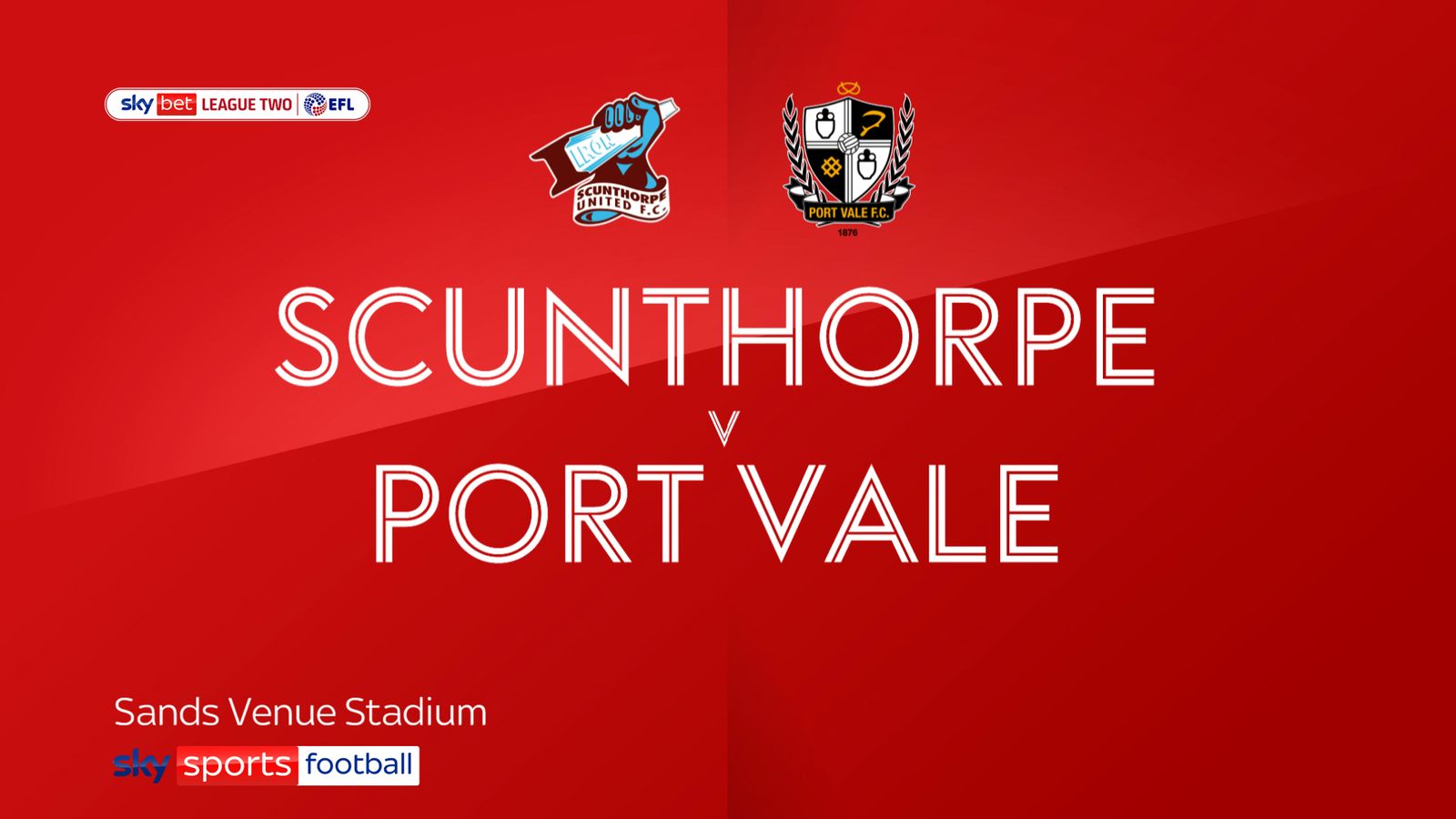 Scunthorpe 2-0 Port Vale: Ryan Loft's first-half double seals win ...