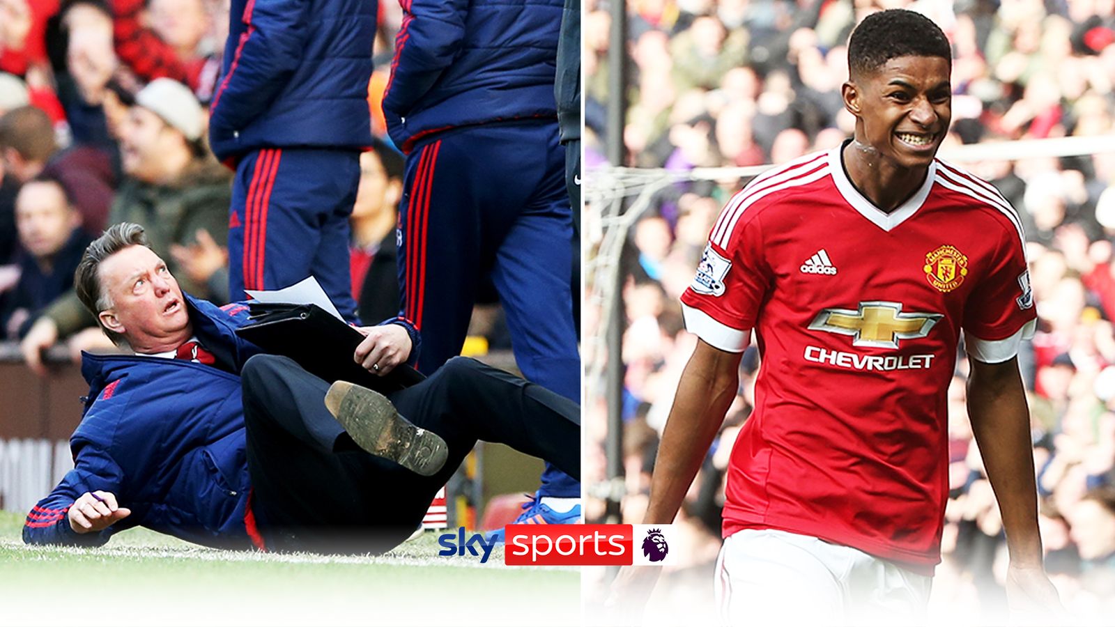 On This Day: Marcus Rashford scores famous Arsenal double as Louis van ...