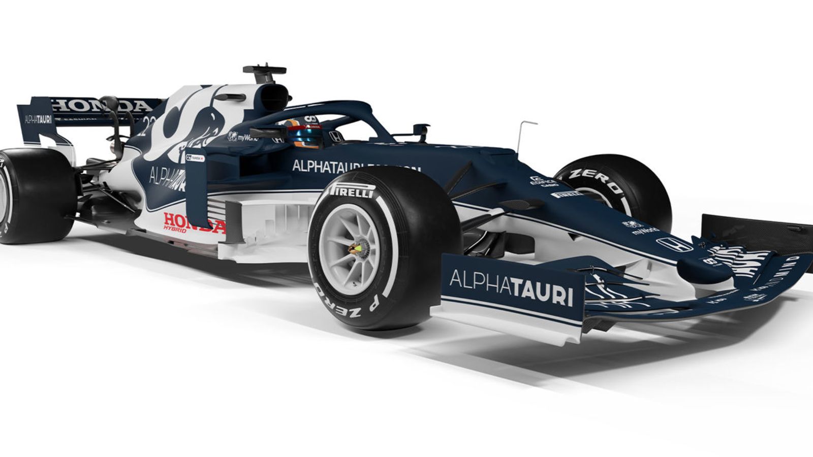 AlphaTauri launch 2021 Formula 1 car, the AT02, with reworked livery ...