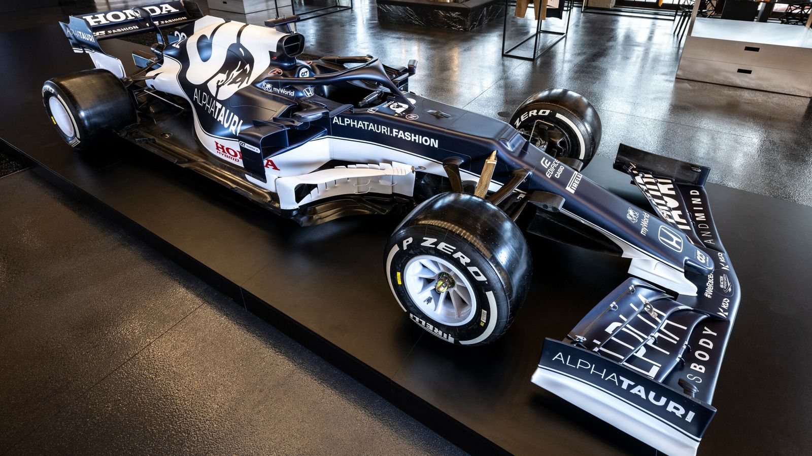 AlphaTauri launch 2021 Formula 1 car, the AT02, with reworked livery ...