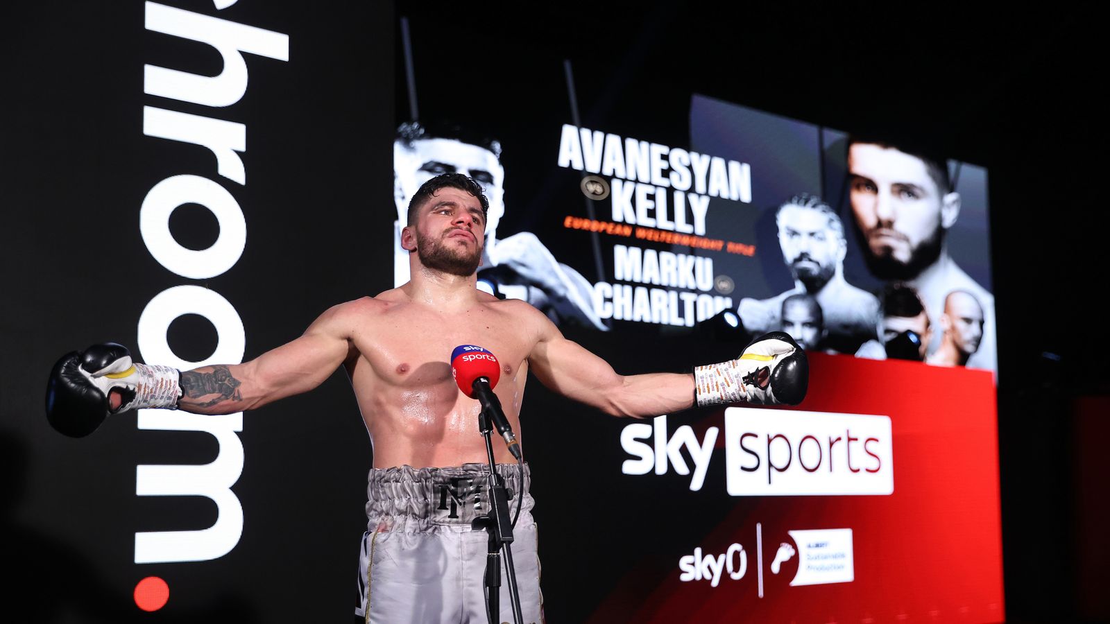 Florian Marku climbed off the canvas to stop Rylan Charlton in the ...