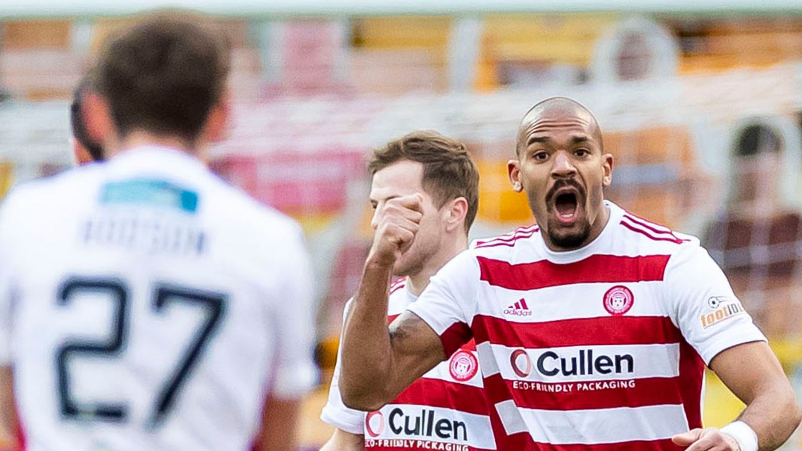 Motherwell 1-4 Hamilton: Stephen O'Donnell sent off as Accies run riot ...