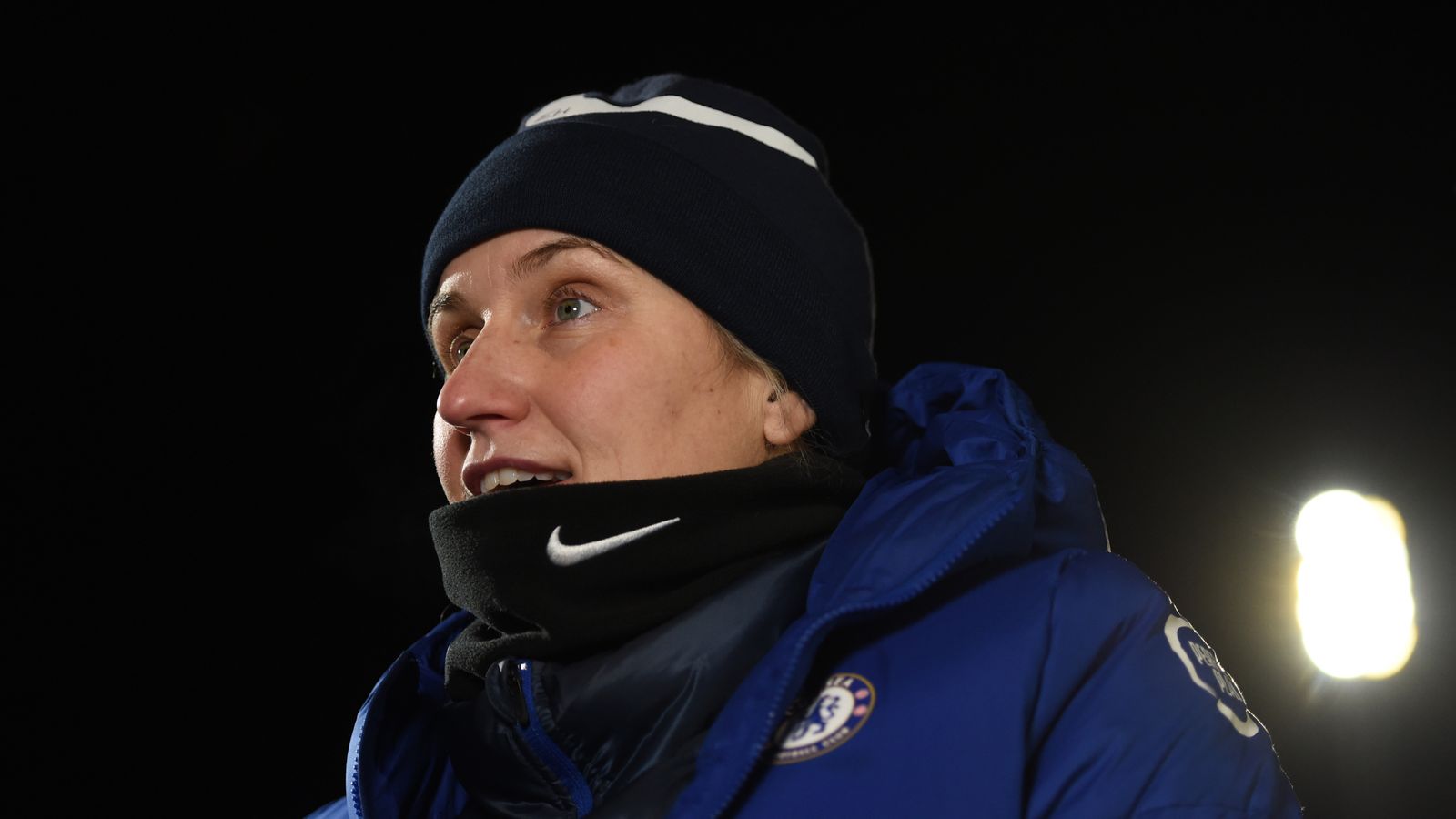Chelsea manager Emma Hayes and Brighton boss Hope Powell on the Women's ...