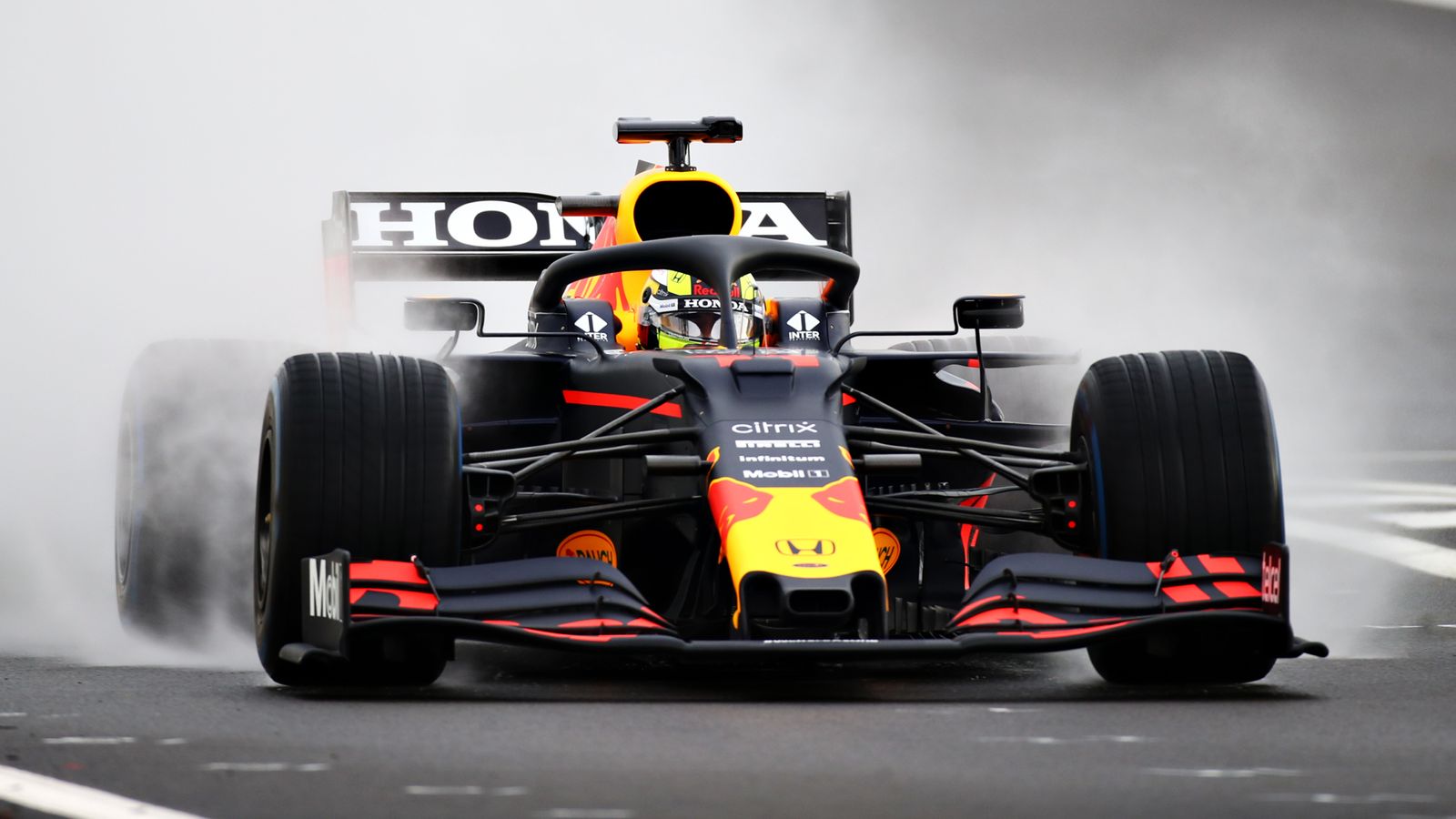 Sergio Perez makes Red Bull track debut in 2019 car at Silverstone as ...