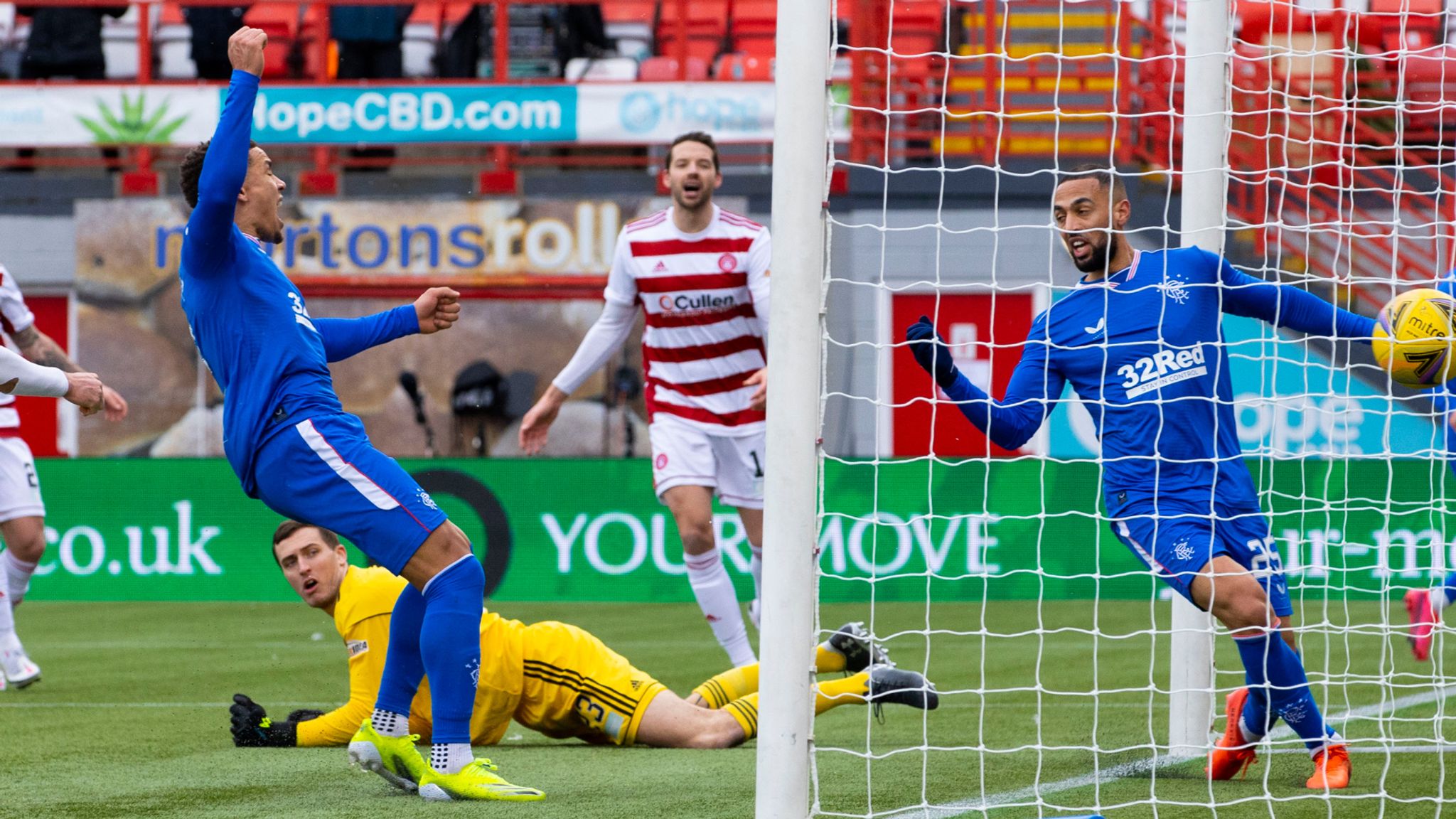 Hamilton 1-1 Rangers: Ross Callachan's late equaliser earns basement ...