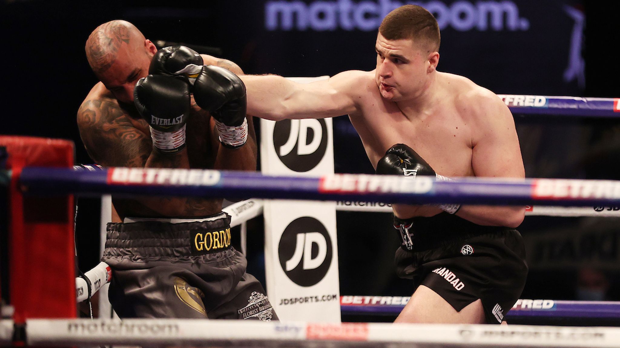 Johnny 'The Romford Bull' Fisher hits harder than Anthony Joshua or ...