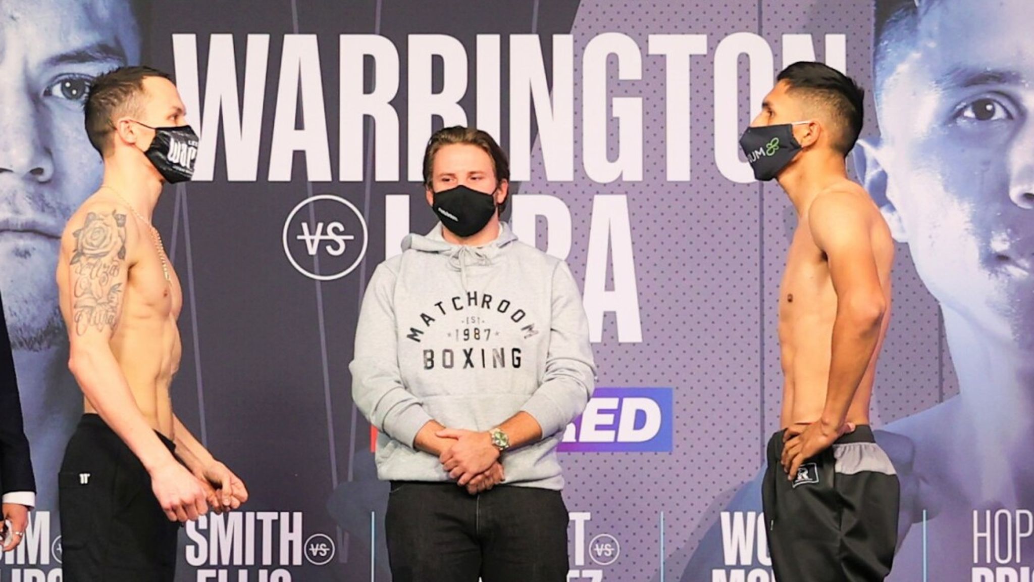 Josh Warrington let out a battle roar after making weight for Saturday ...