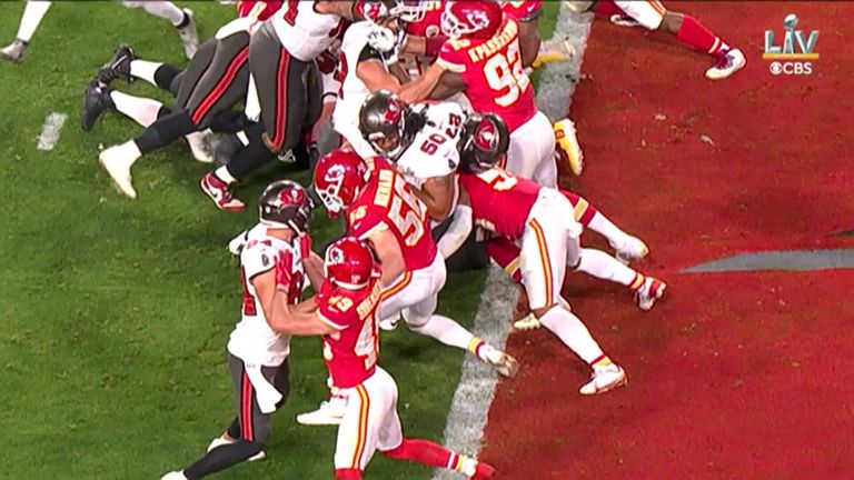Chiefs keep Bucs inches away from endzone | Video | Watch TV Show | Sky ...