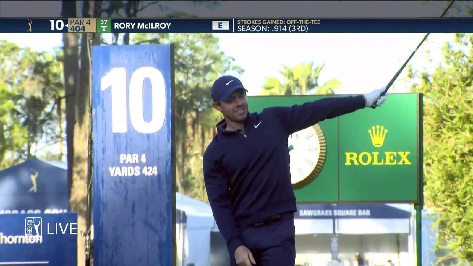 The Players: Rory McIlroy puts two balls in the water at 18 and slumps ...