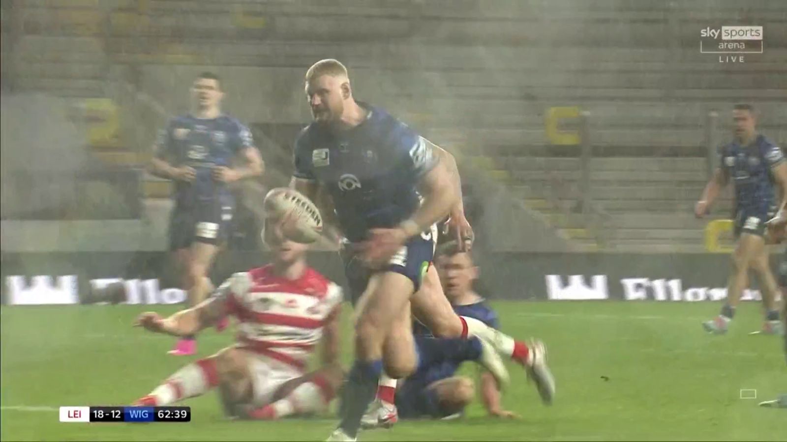 Bullock storms through Leigh defence | Rugby League News | Sky Sports