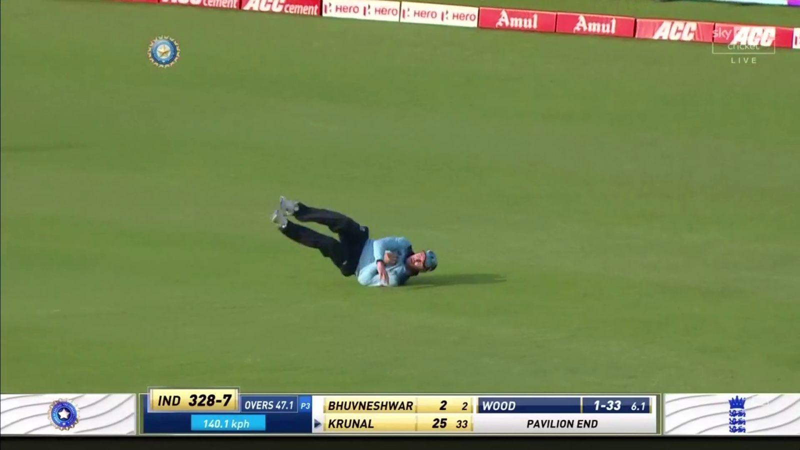 Roy takes good overhead catch | Cricket News | Sky Sports