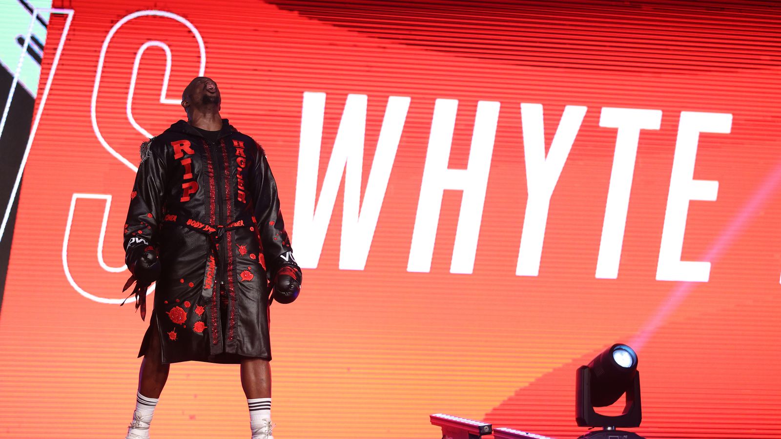 Whyte makes his entrance | Boxing News | Sky Sports