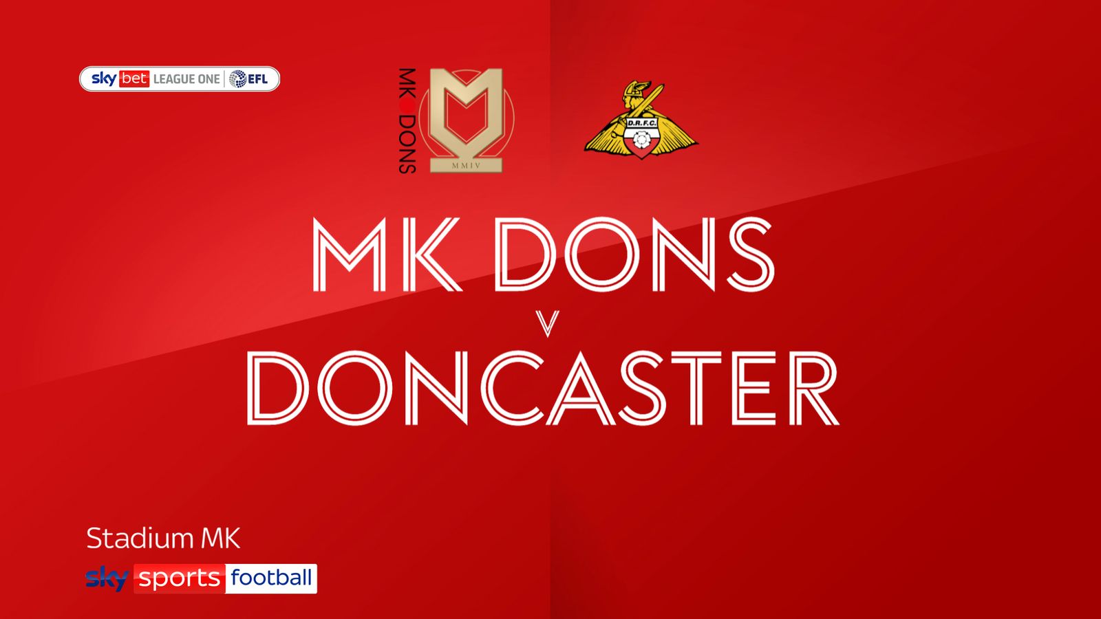 MK Dons 1 - 0 Doncaster - Match Report & Highlights