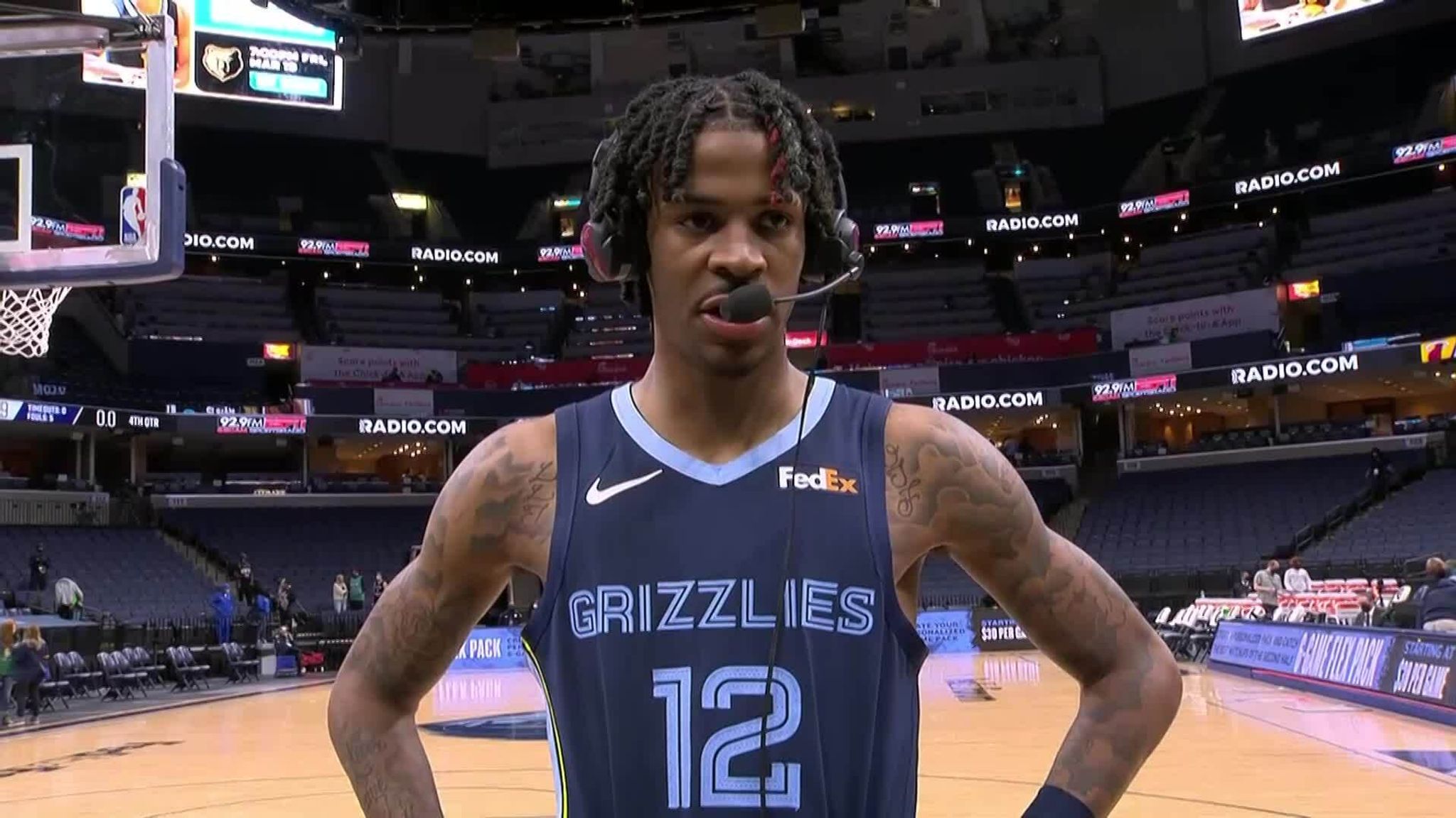 Morant reflects on pivotal late score | NBA News | Sky Sports