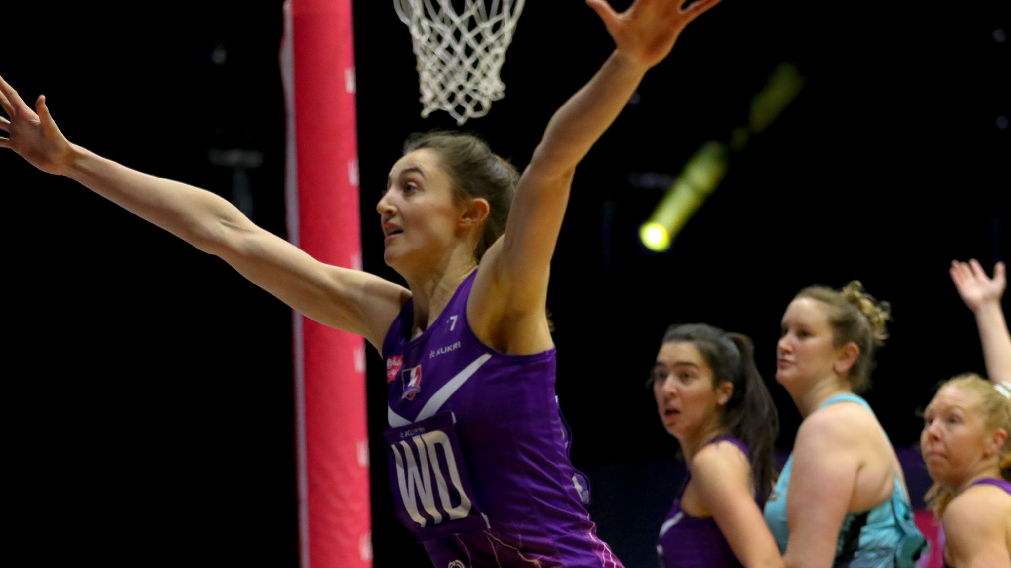 Tamsin Greenway focuses on the work of the defensive ends in the ...