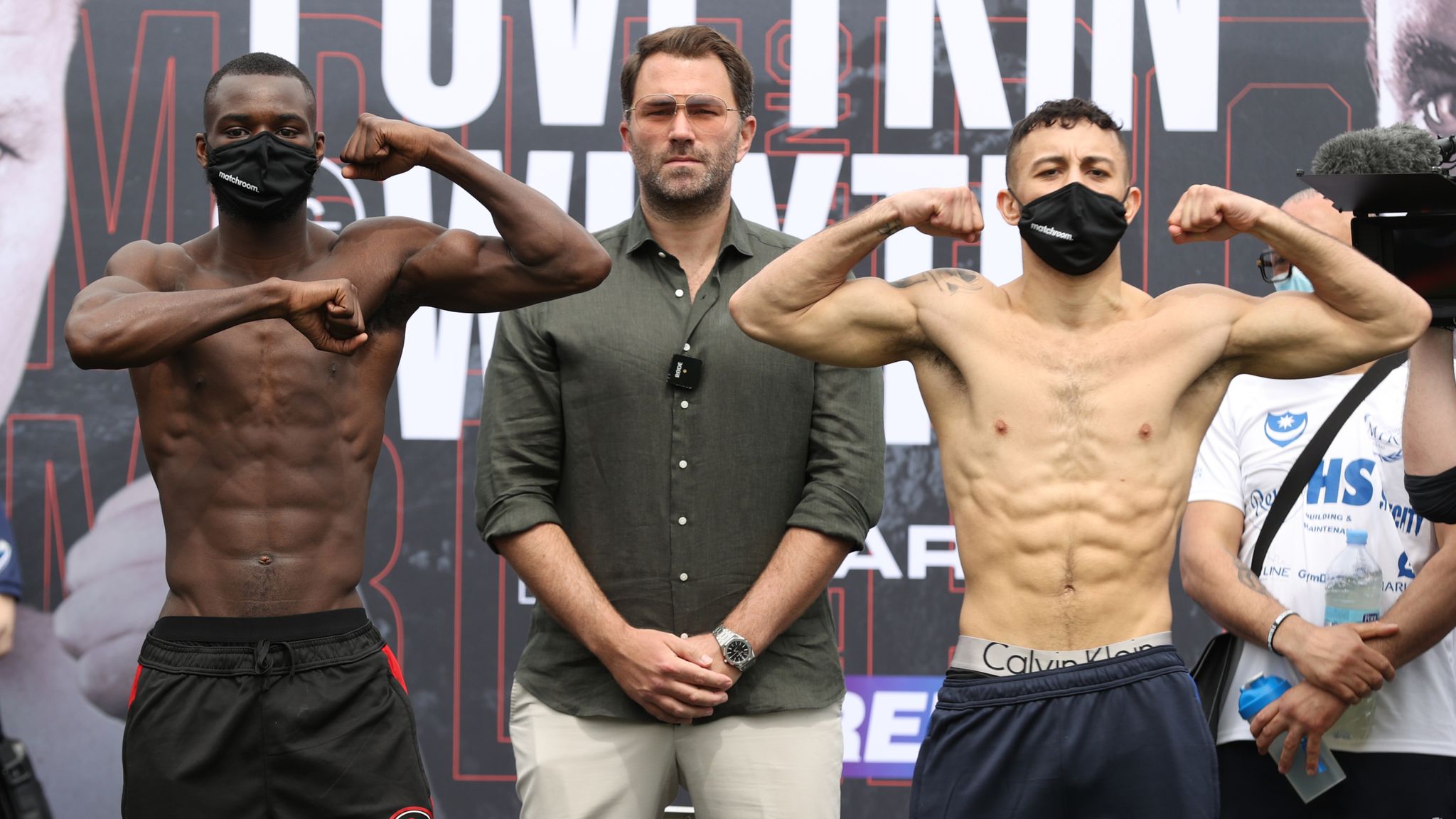 Chris Kongo and Michael McKinson had to be separated following a heated ...