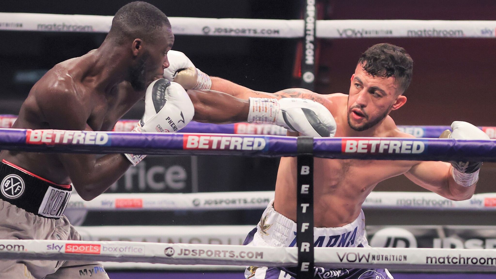 Michael McKinson drops Chris Kongo to earn a unanimous decision victory ...