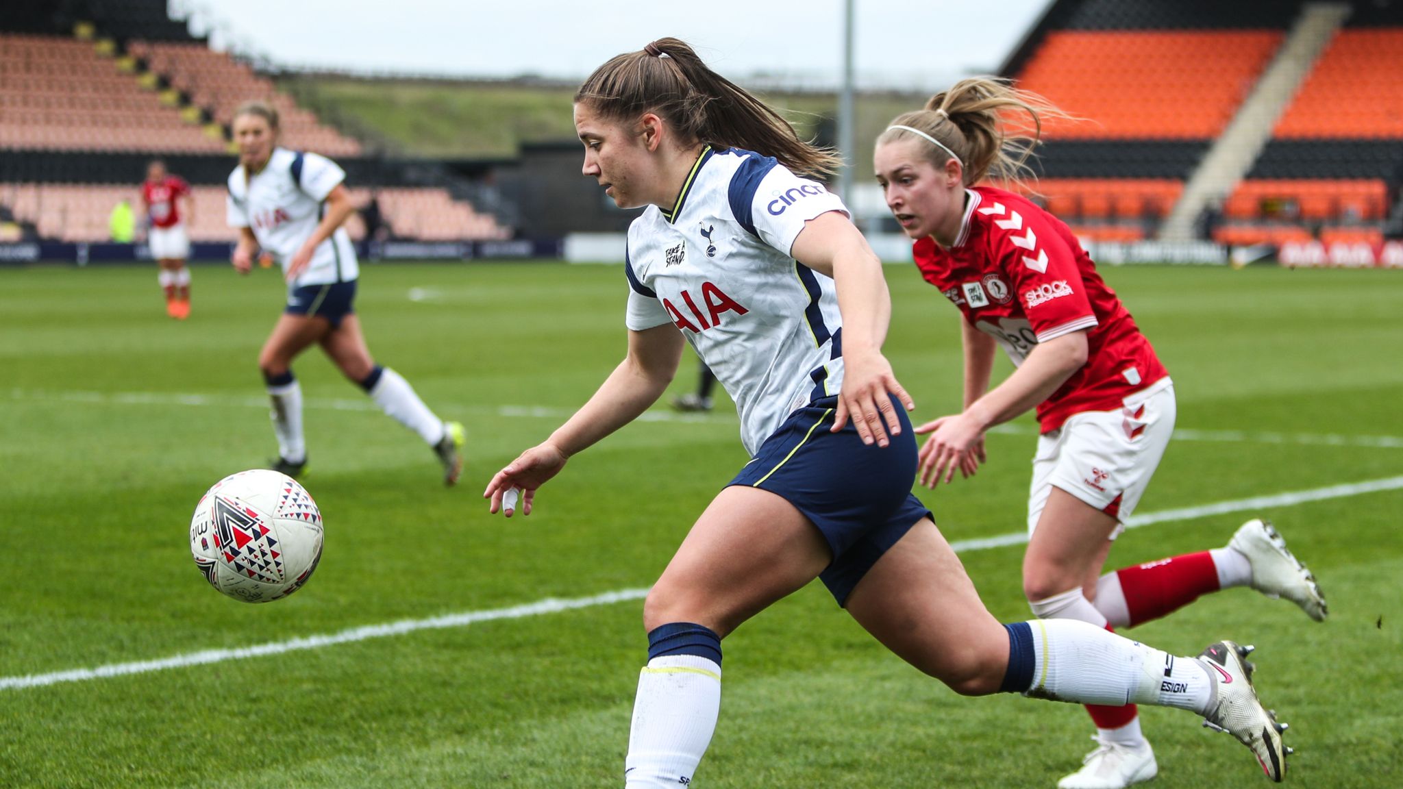 Tottenham Hotspur 1-1 Bristol City: Gemma Evans' leveller moves Bristol ...