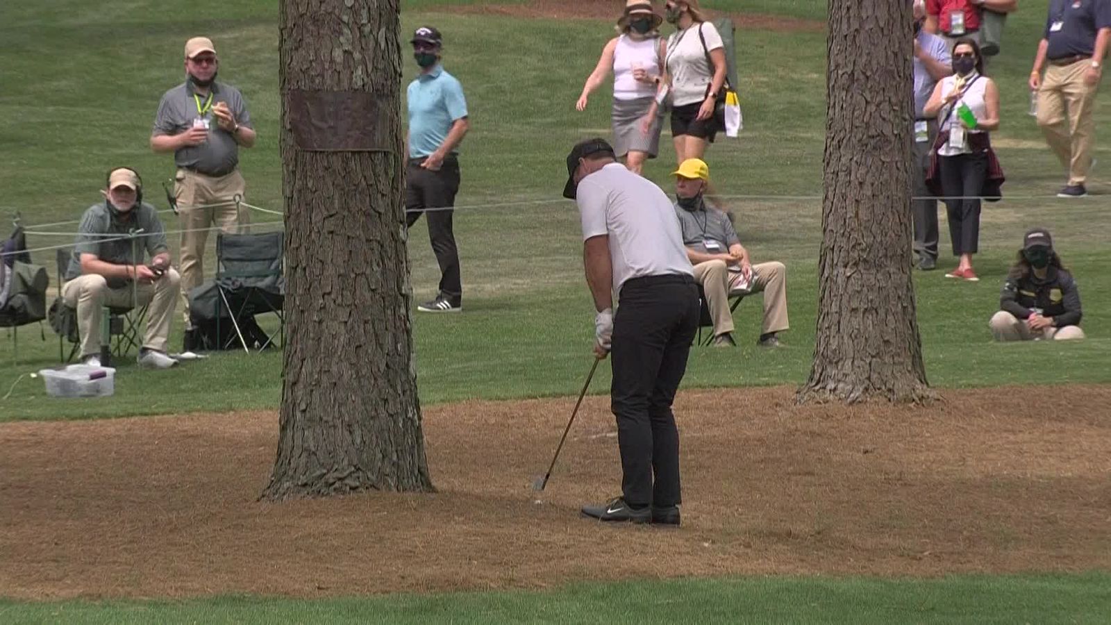 Casey angry after clattering tree | Golf News | Sky Sports