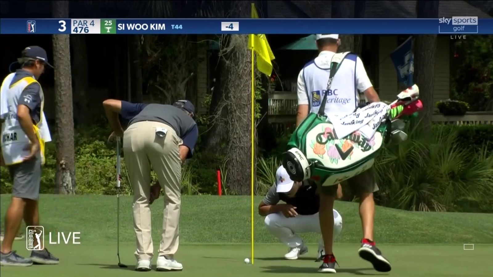 Kim's putt takes over a minute to drop! | Golf News | Sky Sports