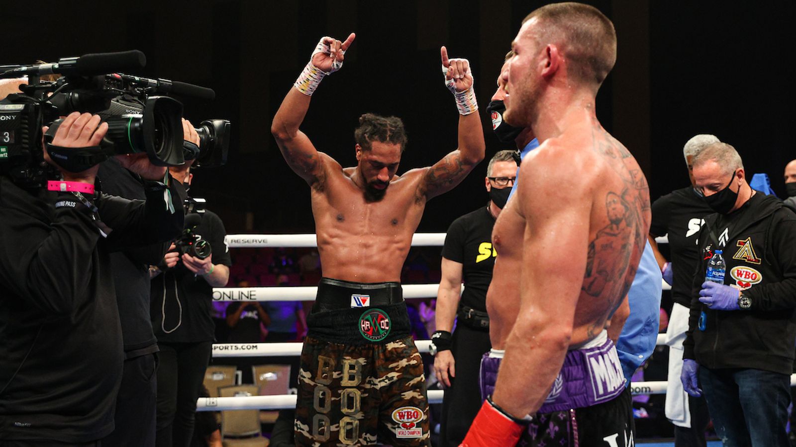 Demetrius Andrade floors and outpoints Liam Williams to defend WBO ...