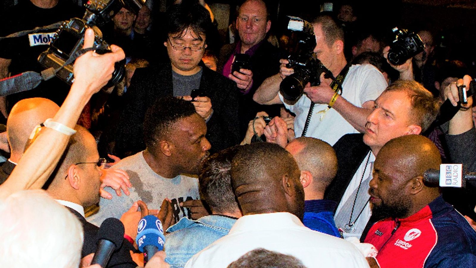 David Haye and Derek Chisora caused mayhem in Munich before a heated ...