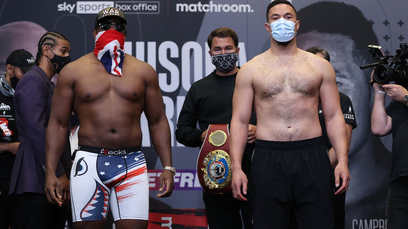 Chisora and Parker share intense face-off | Boxing News | Sky Sports