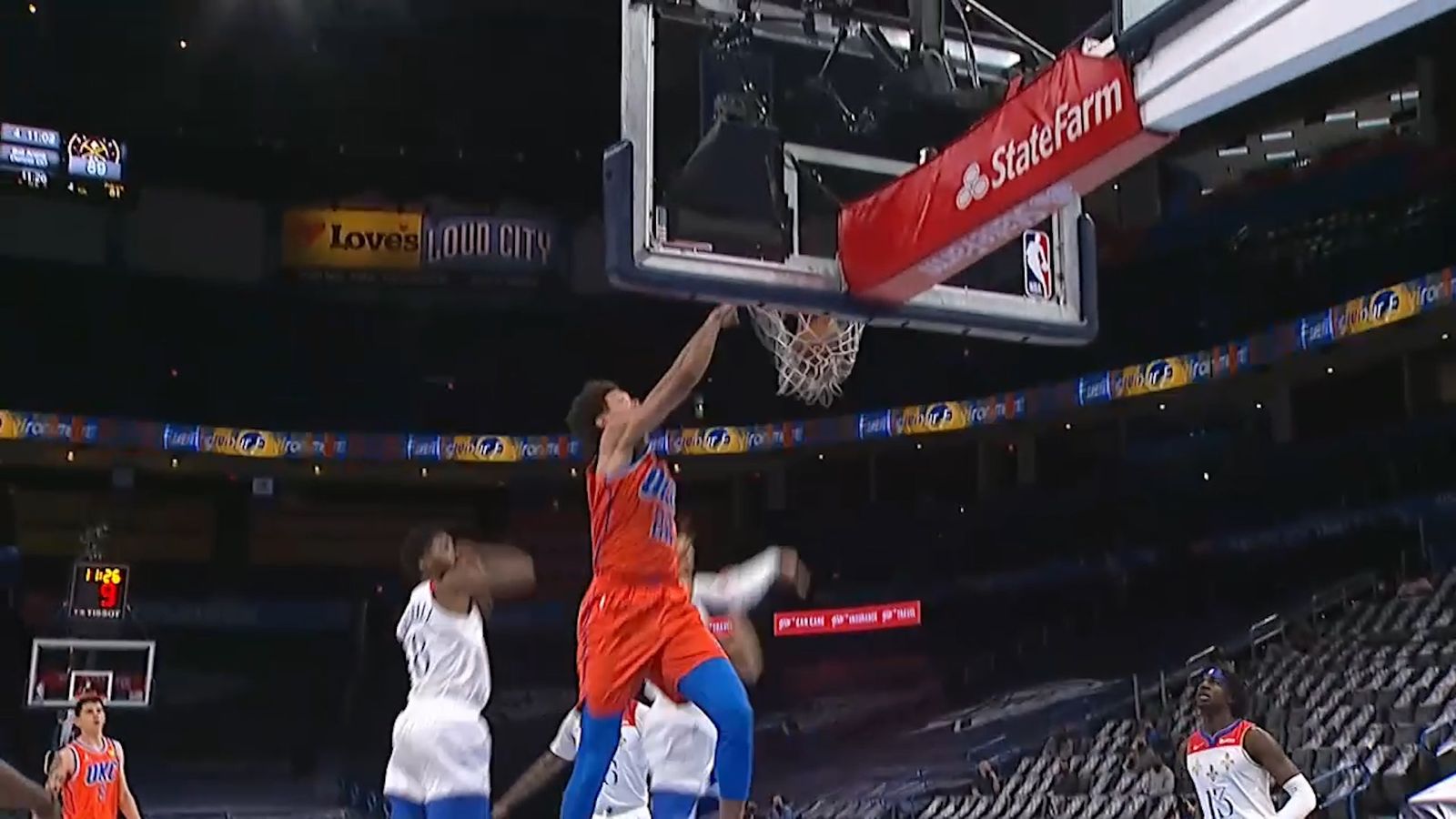 Roby climbs the ladder for huge slam! | NBA News | Sky Sports