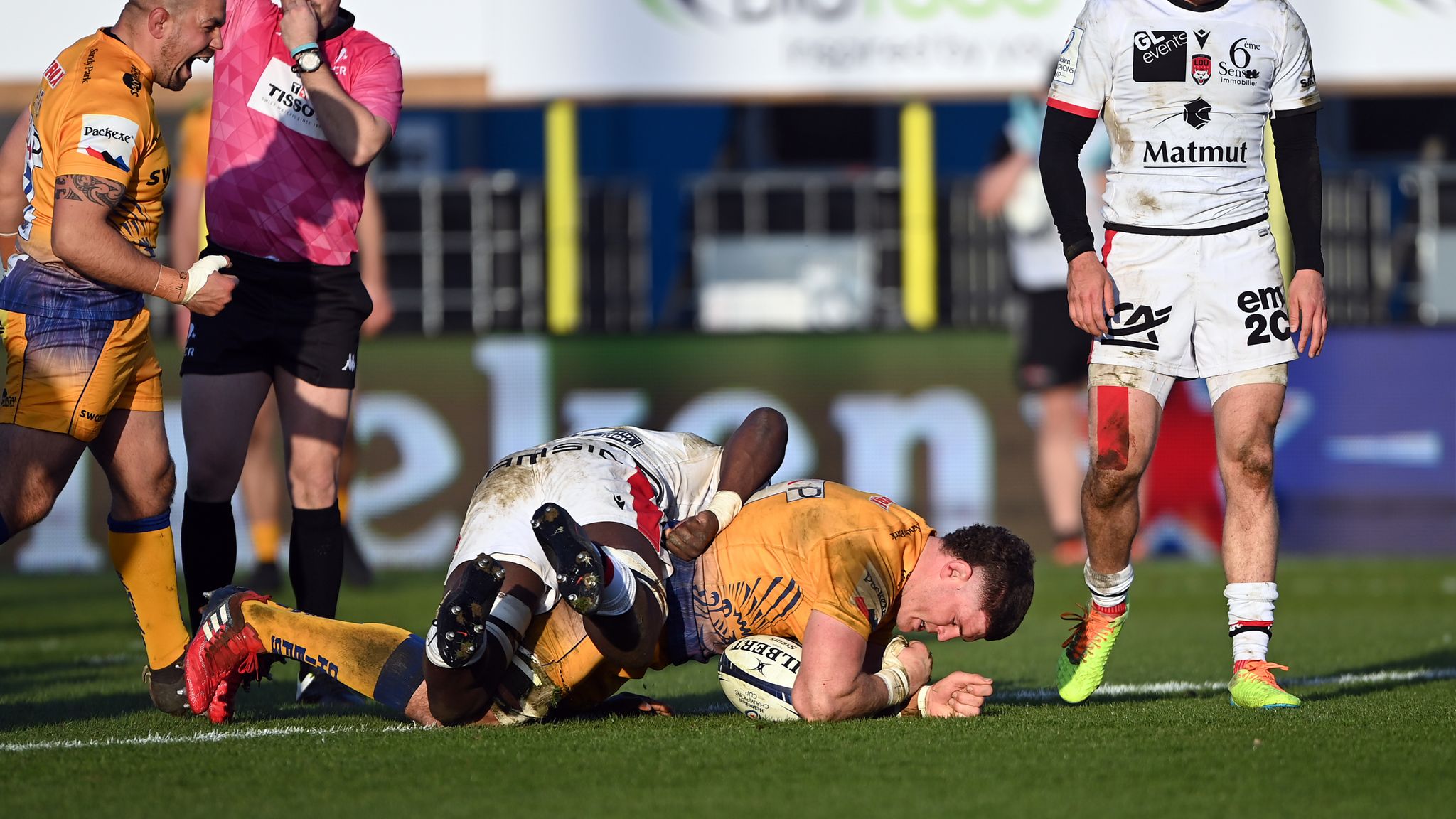 Exeter 45-25 Lyon: Chiefs bounce back from slow start to beat Lyon ...