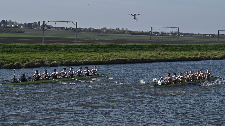 Boat Race 2021: Cambridge beat Oxford in men's and women's races | Sky ...