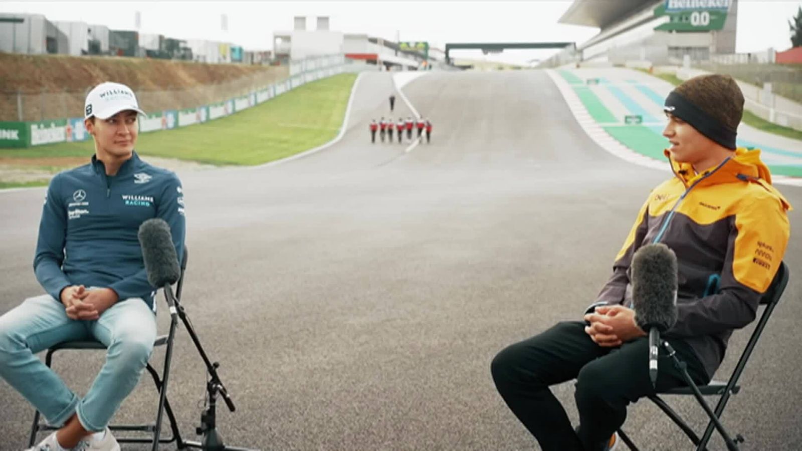 Russell & Norris reunited | F1 News | Sky Sports