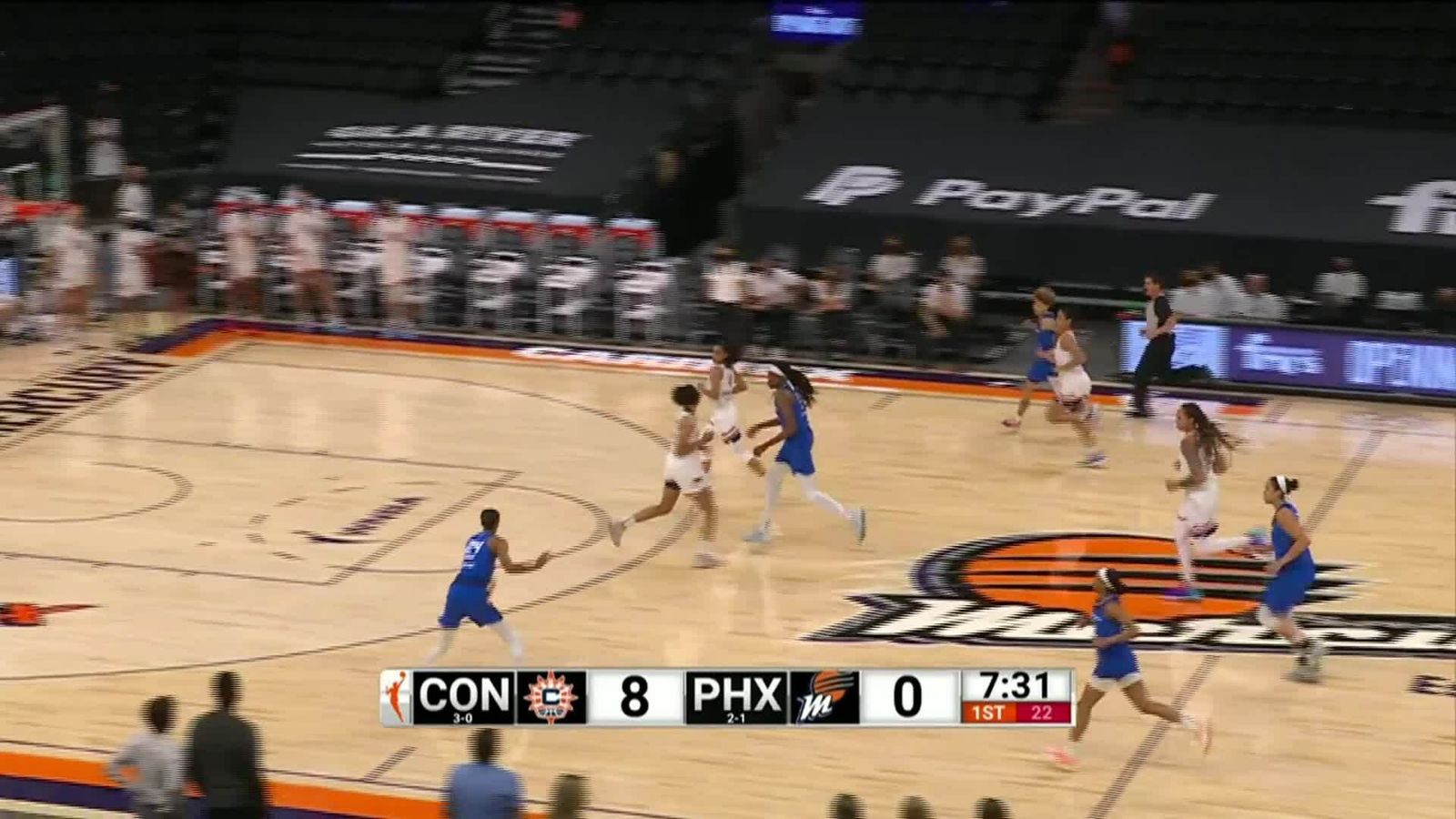 WNBA: Sun 84-67 Mercury | NBA News | Sky Sports
