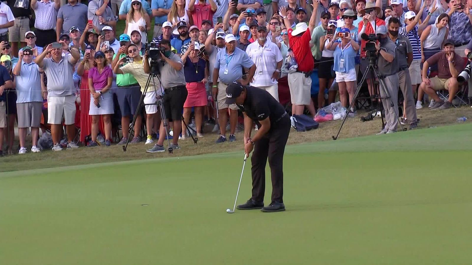 PGA Championship: Phil Mickelson survives stutter to lead ahead of ...