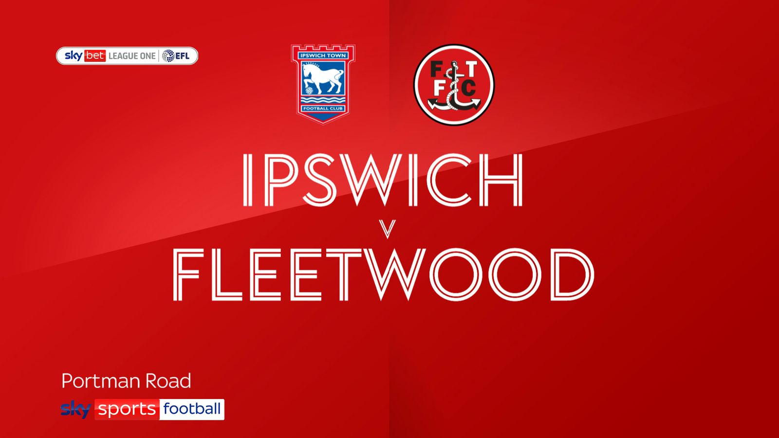 Ipswich 1 - 1 Fleetwood - Match Report & Highlights
