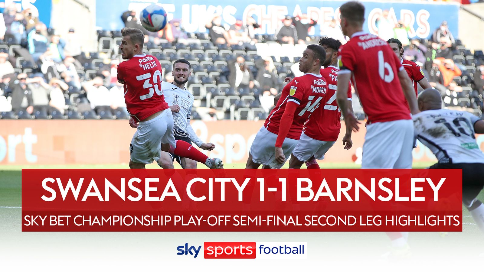 Swansea 1-1 Barnsley (Agg: 2-1): Steve Cooper's Swans edge past Tykes ...