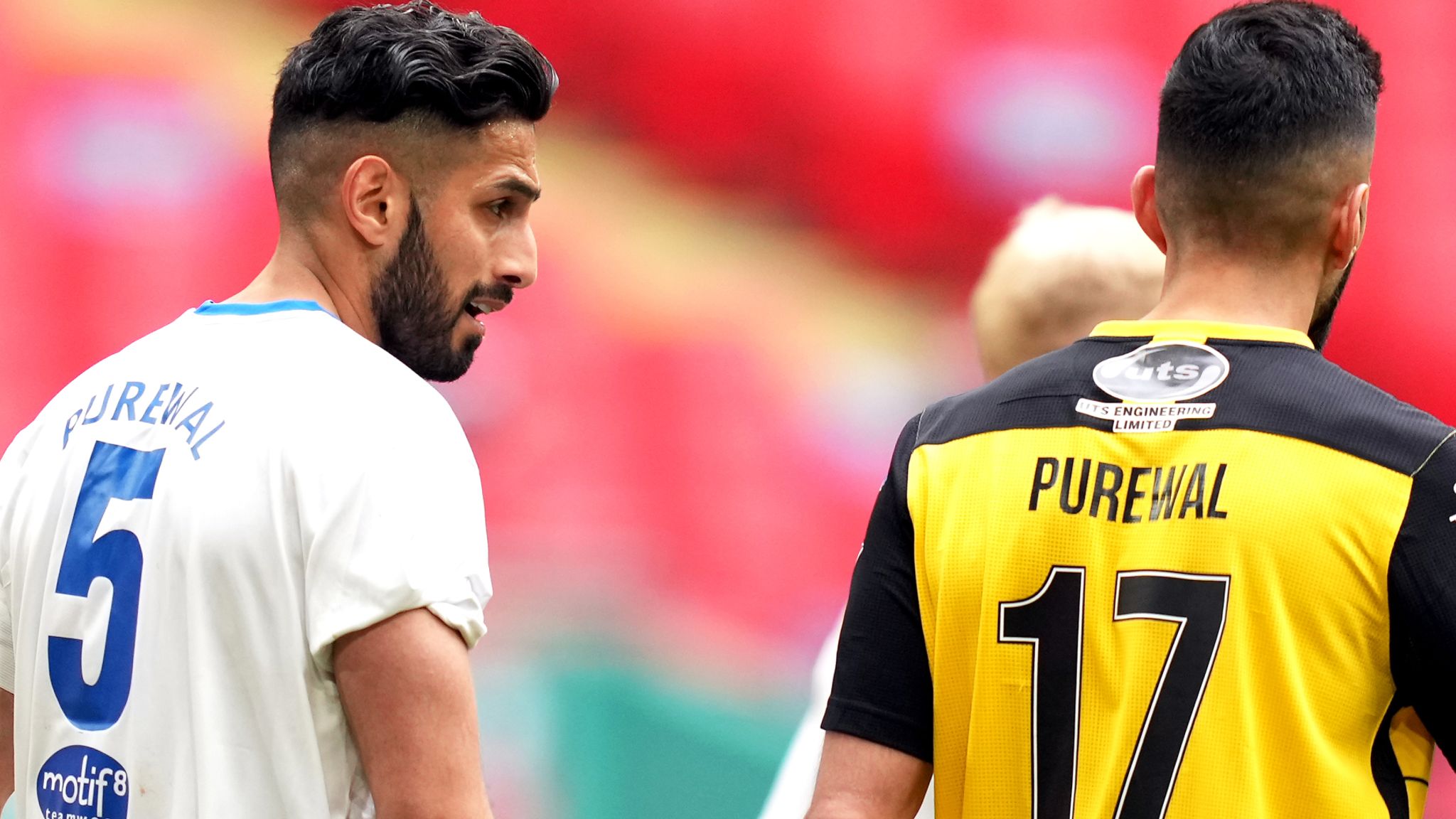 British South Asian twins Amar and Arjun Singh Purewal enter Wembley ...