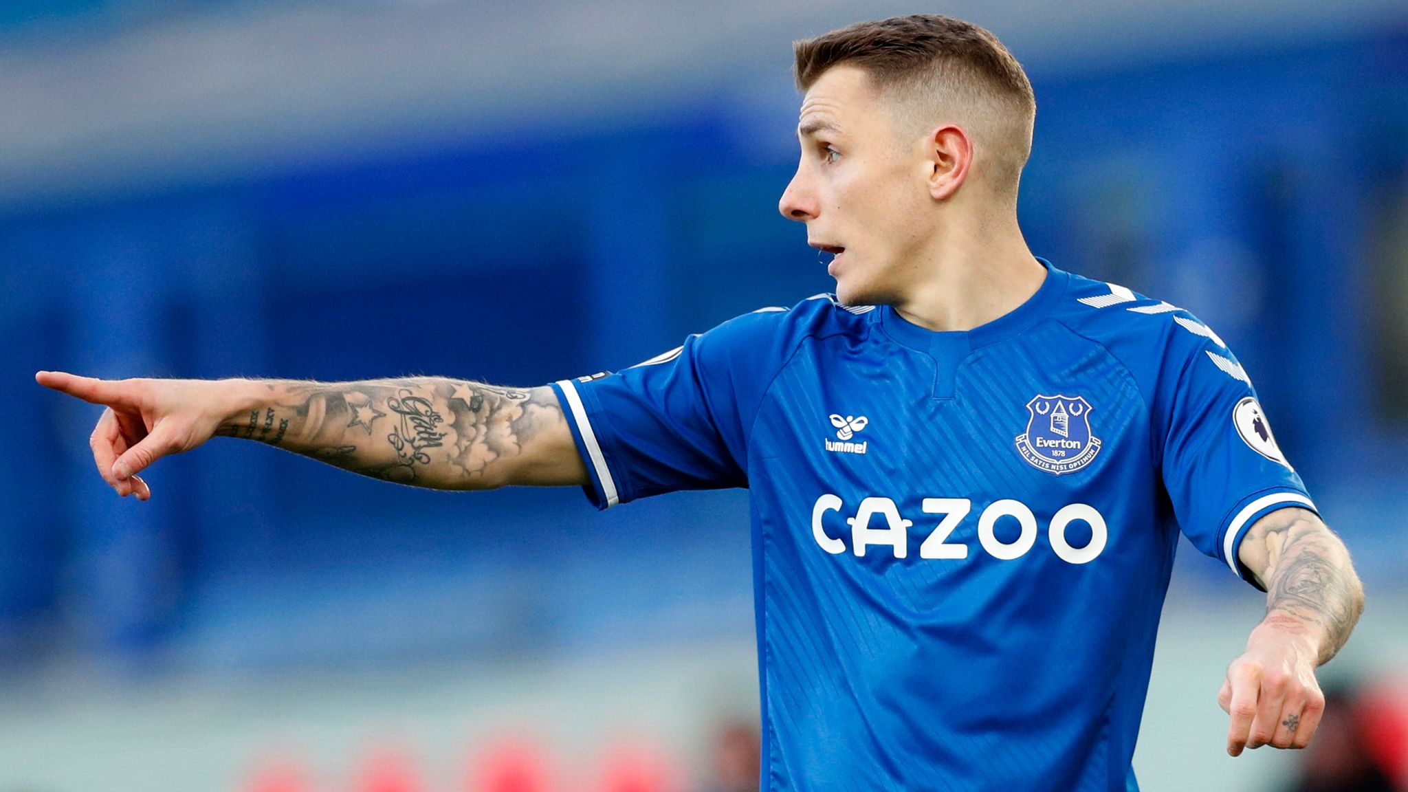 Lucas Digne interview: Everton full-back relishing the return of fans ...