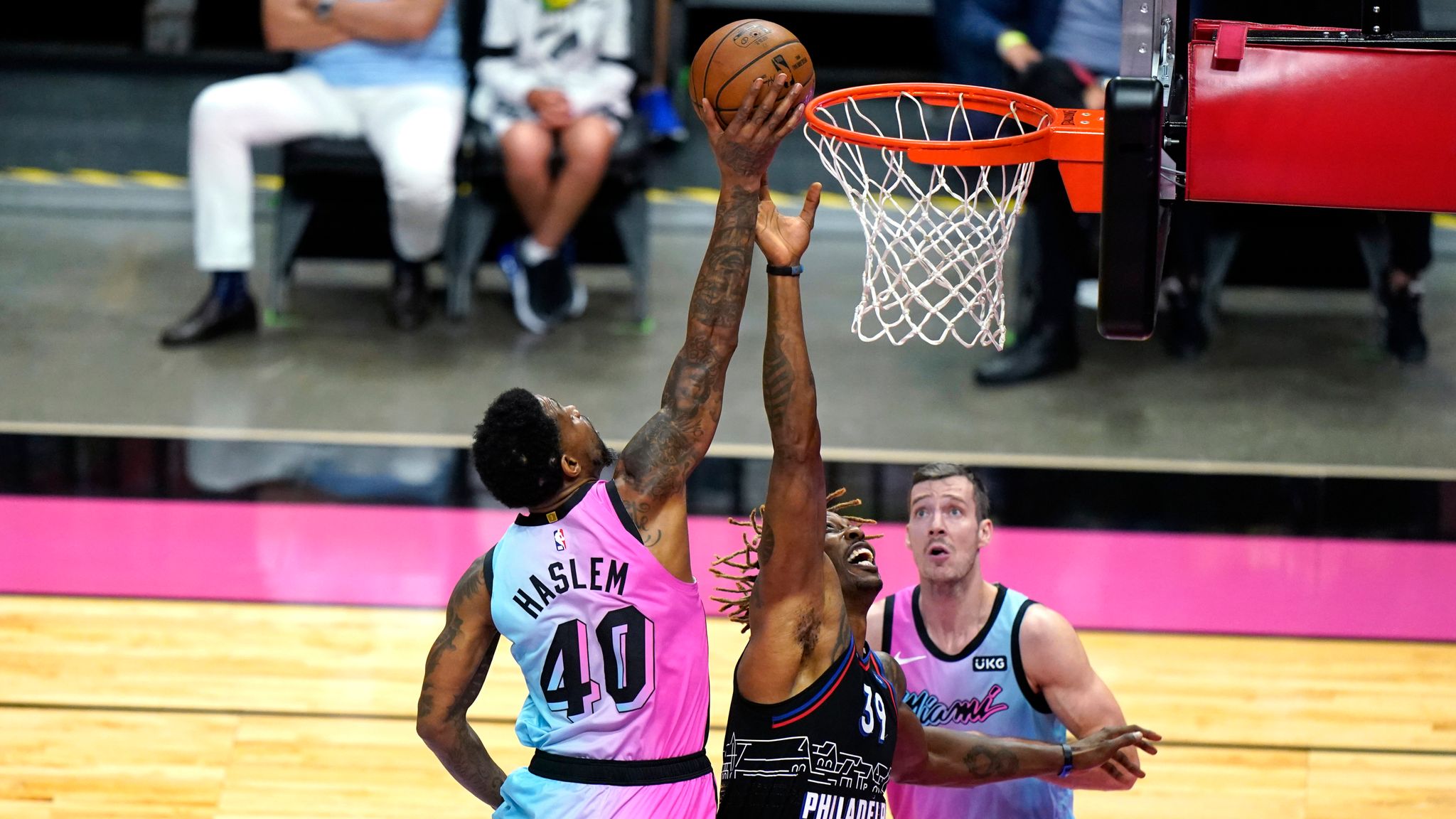 Miami Heat's Udonis Haslem ejected three minutes into season debut ...