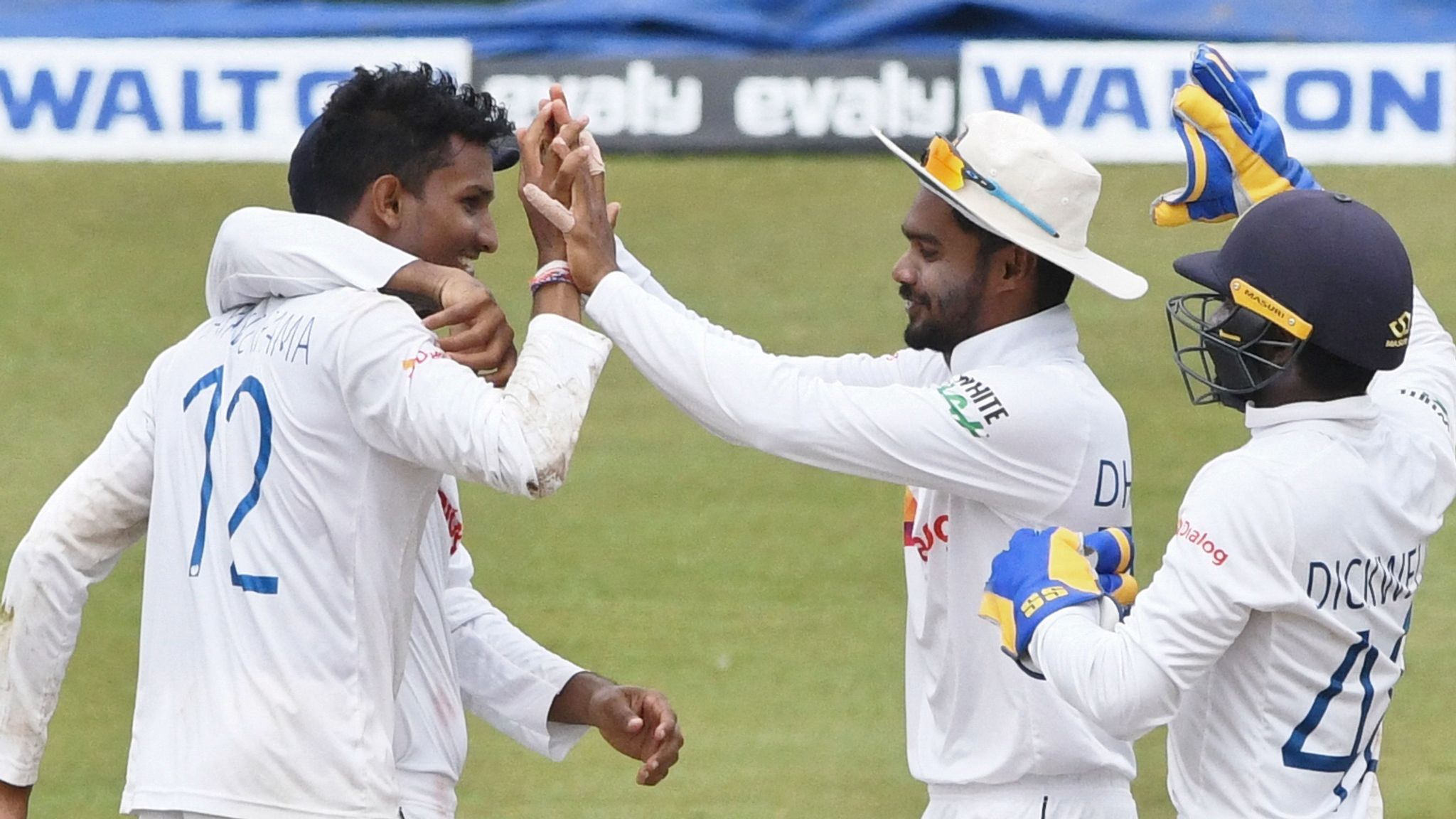 Sri Lanka's Praveen Jayawickrama takes six wickets on debut as hosts ...