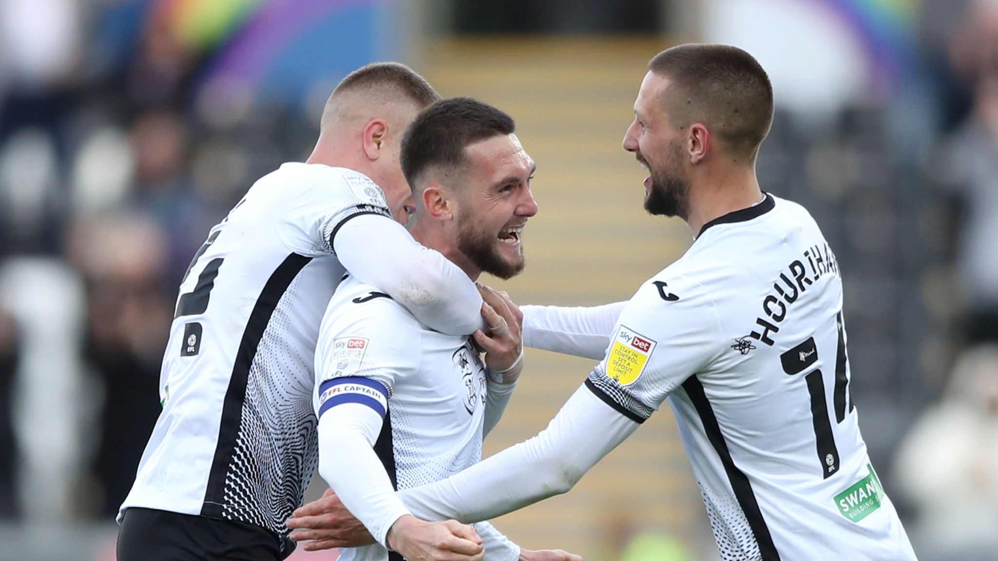 Swansea 1-1 Barnsley (Agg: 2-1): Steve Cooper's Swans edge past Tykes ...