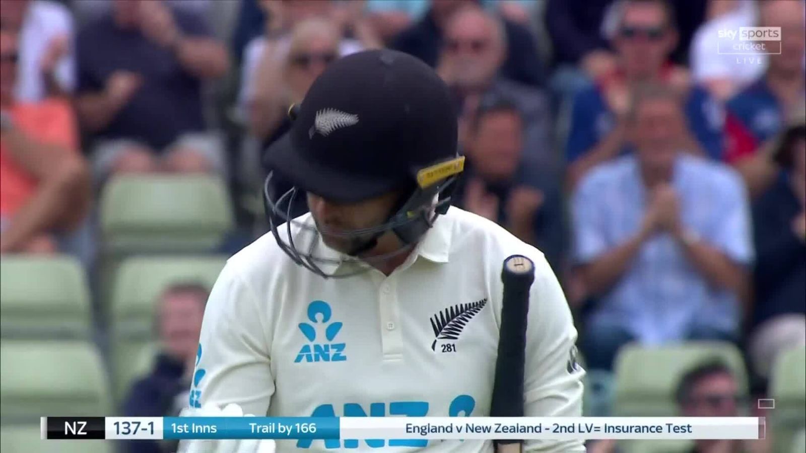 Conway holes out to deep square leg | Cricket News | Sky Sports