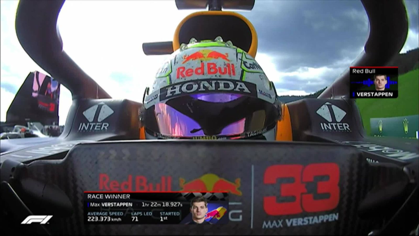 Max Verstappen's burnout Styrian GP finish line celebration will 'not be tolerated' again, says ...