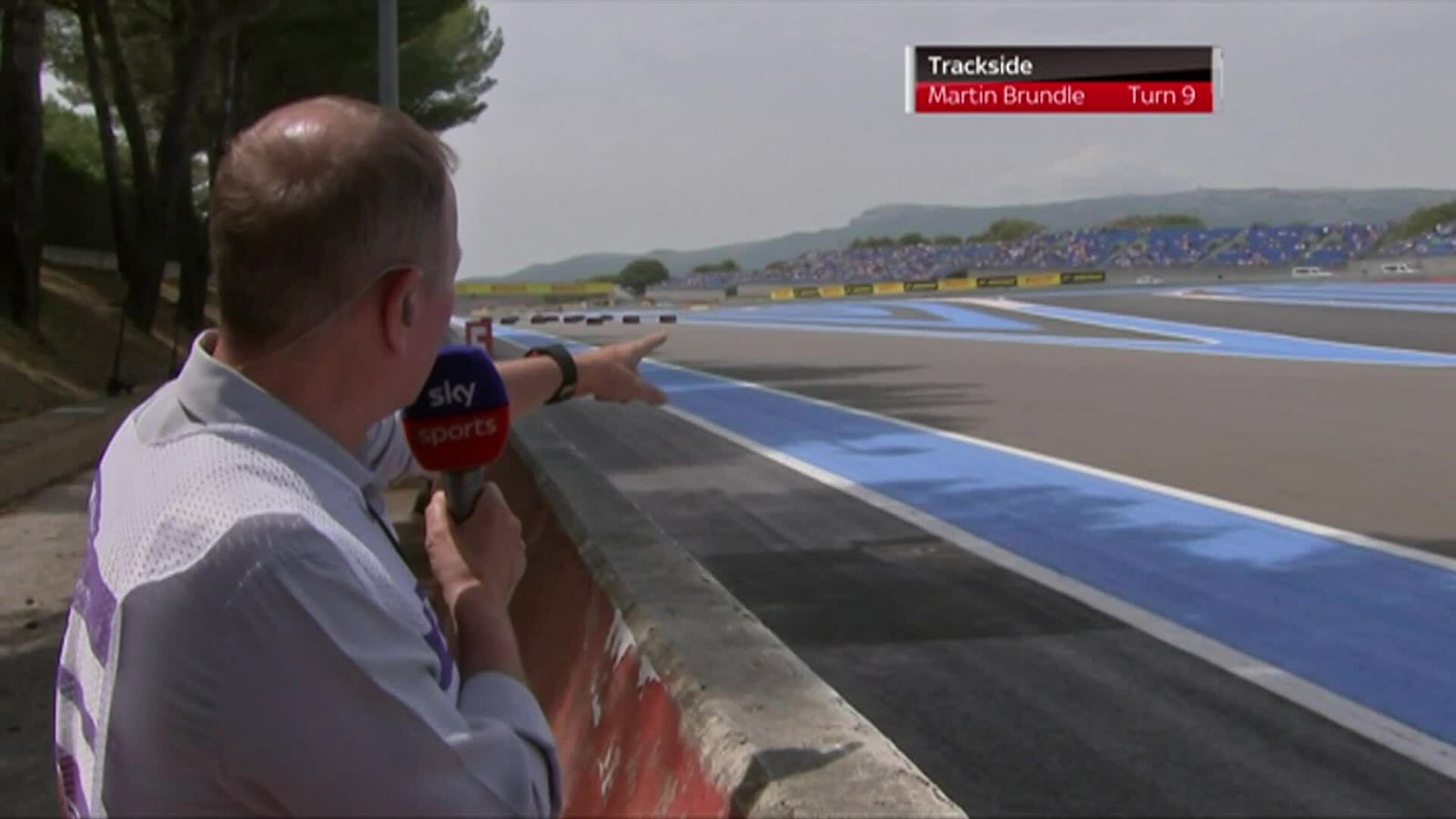 Brundle trackside at Turn 9 | F1 News | Sky Sports