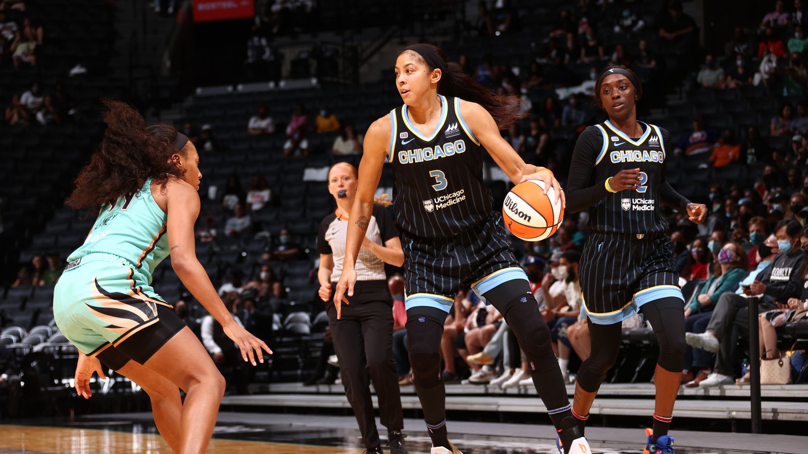 WNBA round-up: Chicago Sky down New York Liberty for franchise record ...